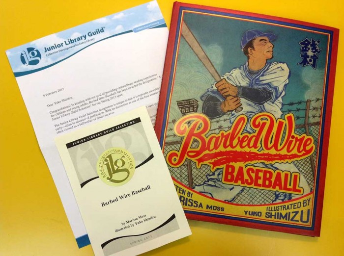 Barbed Wire Baseball receives Junior Library Guild Selection - Yuko Shimizu